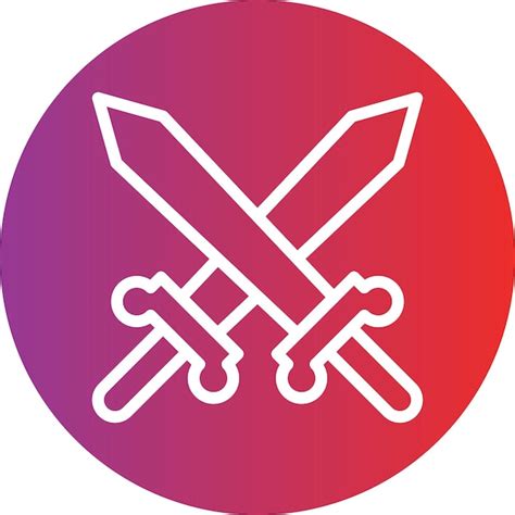 Premium Vector Vector Design Sword Icon Style