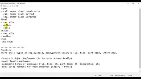 23 Final Keyword Youtube