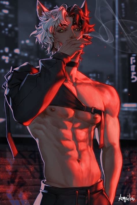 Pin By Esdeath On Arts Male And Female Anime Guys Shirtless Handsome