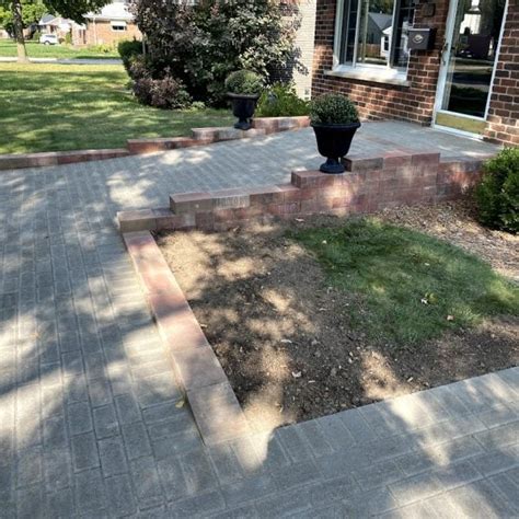 Ada Brick Paver Wheelchair Ramp Project Gallery Mi