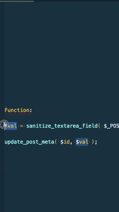 store textarea field data securely in wordpress database shorts