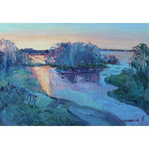 Купить картину Закат в Москве от художника Шуракова Анна