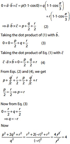 let vector a b and c be three non coplanar unit vectors such that the