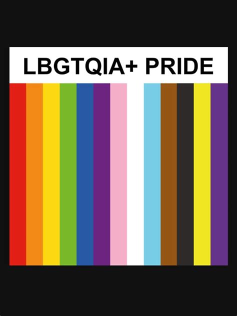 Pride Month Lbgtqia Intersex Inclusive Progress Rainbow Flag T Shirt