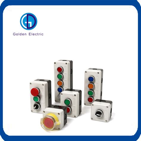 Electrical Push Button Switch Control Box With Push Button Switch