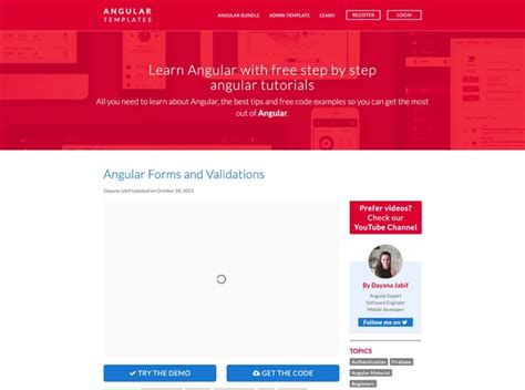 Bootstrap Angular Bootstrap Templates And Themes