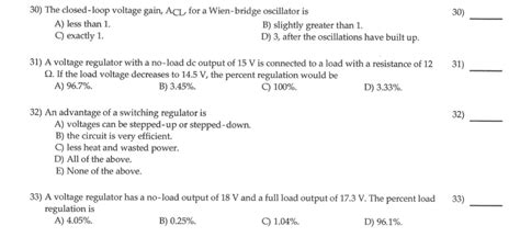 Solved 30 30 The Closed Loop Voltage Gain Acl For A