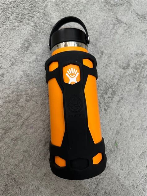 Hydro Flask 32oz Wide Mouth Clementine With Reuzbl Strap On Carousell