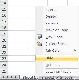 Hide Tabs Using Vba To Ensure Users Cannot Unhide Them Howtoexcel Net