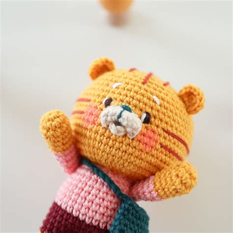 [바이브리 Diy Kit] 라이언 And 타이거 미니 코바늘 인형 패키지 바이브리