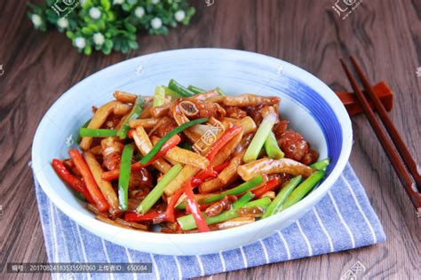 茶树菇焗排骨 中国菜系 食品餐饮 摄影素材 汇图网www huitu