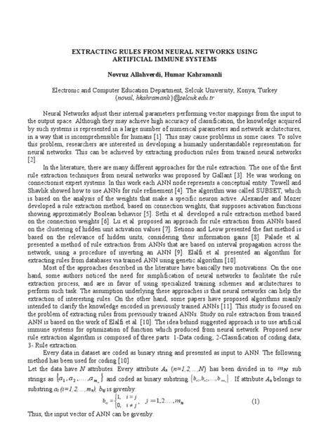 extracting interpretable rules from trained neural networks using an artificial immune system