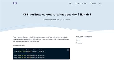 Css Attribute Selectors What Does The I Flag Do