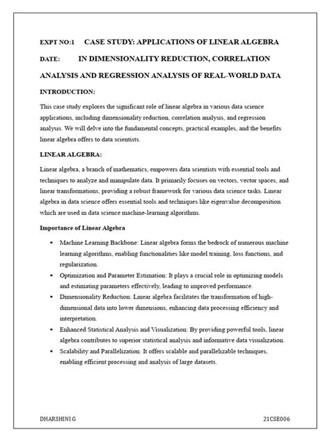 data 01 pdf principal component analysis linear regression