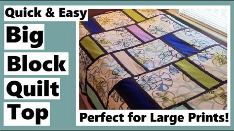 Big Block Quilt Patterns