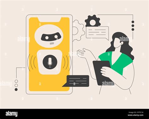 Chatbot Voice Controlled Virtual Assistant Abstract Concept Vector