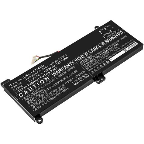 Cs Cla710nb Battery For Powerspec Powerspec 1710 Replaces Schenker — Batteries America