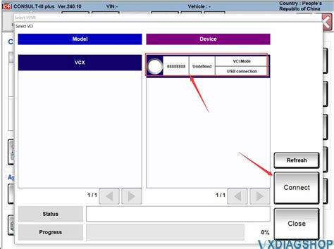 Vxdiag Nissan V Not Recognize Vci Solution