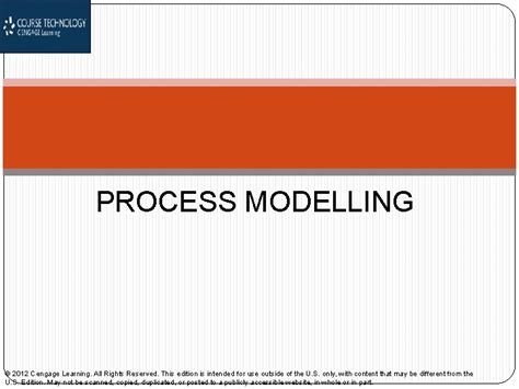 Process Modelling 2012 Cengage Learning All Rights Reserved