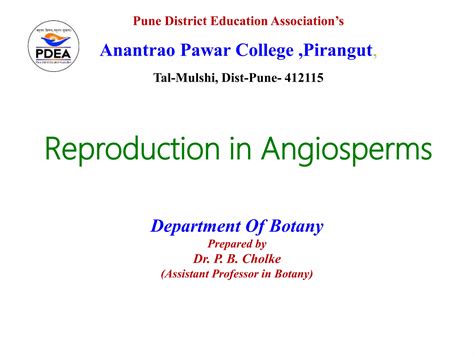 Reproduction In Angiosperms Pptx