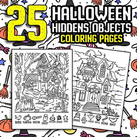 Best Value Can You Find The Missing Objects Halloween Hidden Picture