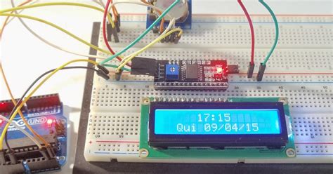 Lcd 16x2 Com Módulo I2c E Rtc Ds1307 Arduino E Cia