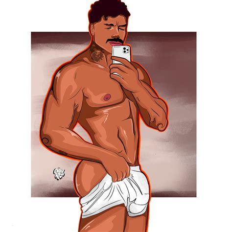 Rule 34 Abs African African Male Afro Latino Biceps Bulge Cellphone