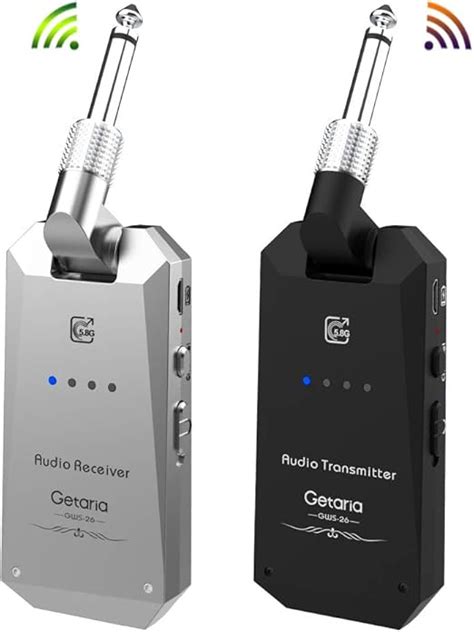 Amazon Com Getaria Wireless Guitar System GHz Wireless Guitar Transmitter Receiver Set For