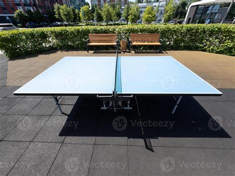 Concrete Ping Pong Table Outdoor Sports Ground Modern Urban Public