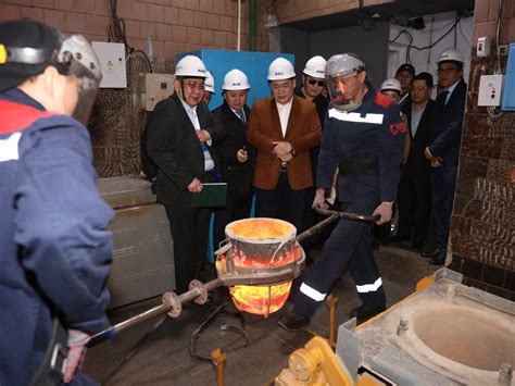 Ерөнхий сайд Л Оюун Эрдэнэ Киргиз Улсын цэвэршүүлэх алтны хүдрийн үйлдвэрийн үйл ажиллагаатай