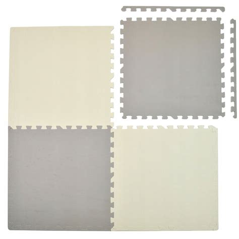 Puzzle Piankowe Mata Eva 4 Szt Jasno Szare Ciemno Szare Em1001sz Inna