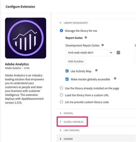 Migrate Global Variables Adobe Data Collection