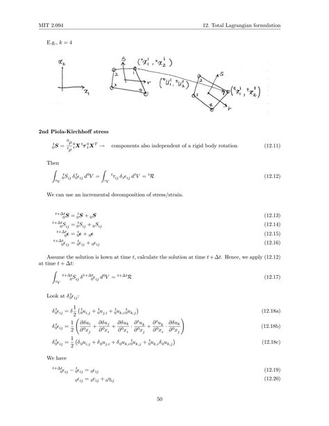 SOLUTION Total Lagrangian Formulation Studypool