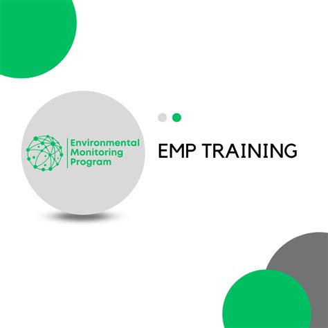 Environmental Monitoring Program Training Emp Training Program