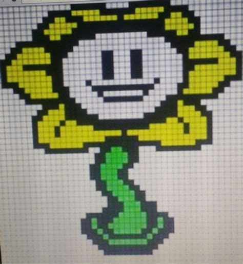 Tutorial pixel Art FLOWEY Undertale Español Amino Tutorial pixel Art FLOWEY Undertale Español Amino