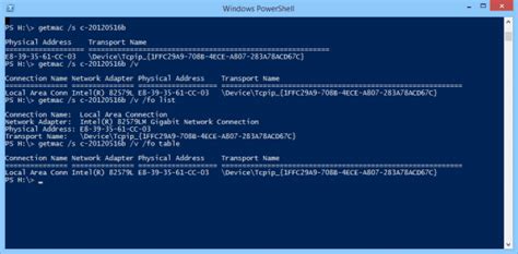 Obtener Direcciones Mac Y Su Nombre De Proveedor En Powershell Tecnotraffic