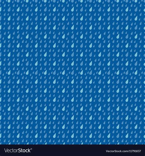 Rain Drops Seamless Pattern Royalty Free Vector Image