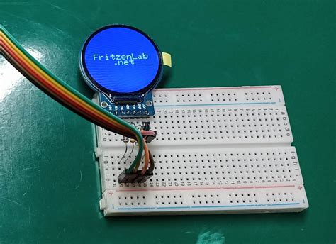 Gc9a01a Round Lcd 240x240 Display Fritzenlab Electronics