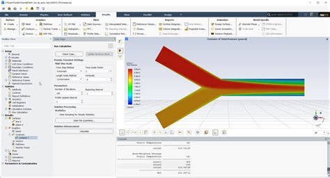 ansys fluent how to calculate the values of the results of a