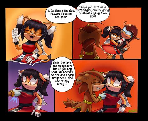 Trip Meets Honey The Cat Trip And Mighty The Marriage Problems Of Mobians Comic Fury