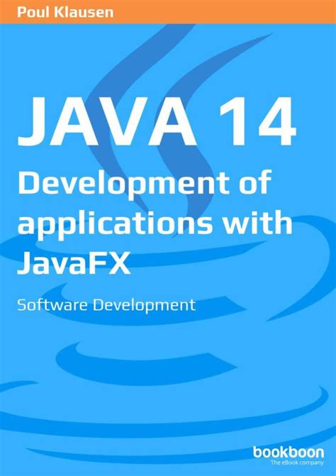 Java 14 Development Of Applications With Javafx Programmer Books