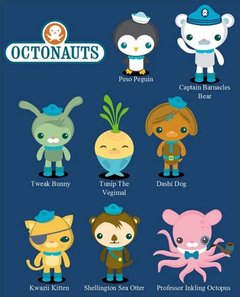 Octonauts Characters Octonauts Character Bath Play Water Gun Toy Set