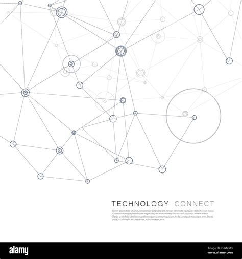 Abstract Connect Molecule Illustration Science Structure Illustration Stock Vector Image And Art