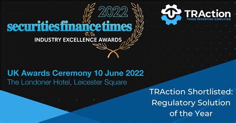 Securitiesfinance Regtech Fintech Awards Regulatoryreporting Traction Traction