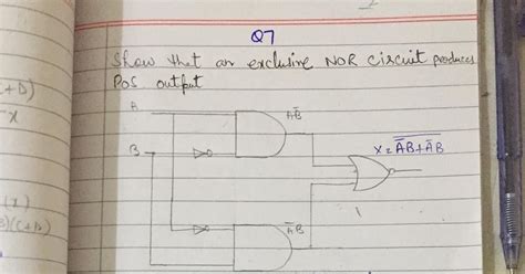 World Information Show That An Exclusive Nor Circuit Produces A POS Output Figure 5 53