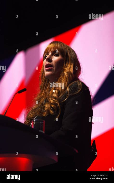 Angel Rayner Deputy Leader Of The Labour Party At Their Annual
