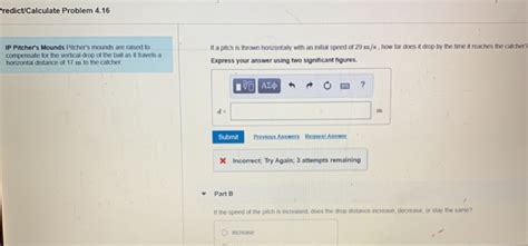 solved redict calculate problem 4 16 ip pitcher s mounds