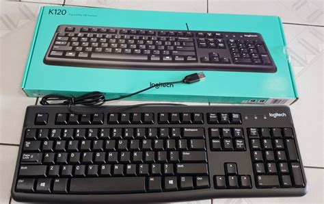 Logitech Usb Keyboard K120 Hitam Lazada Indonesia