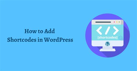 how to create and add shortcodes in wordpress wpallresources