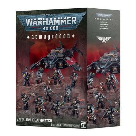 Warhammer 40000 Armageddon Battalion Deathwatch Shop The Haunted